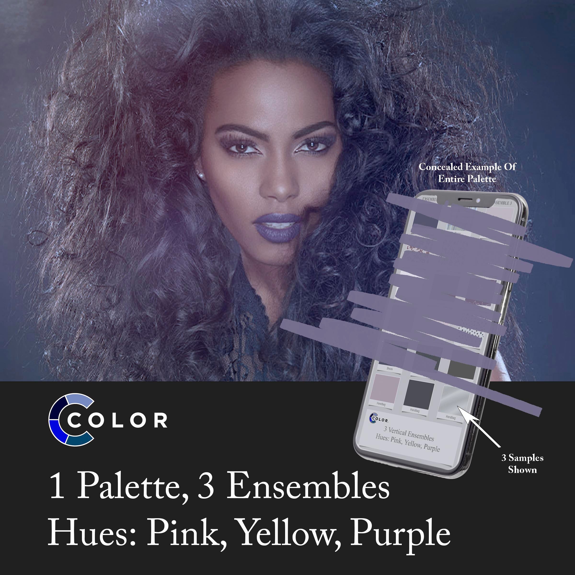 Yellow Pink And Purple Color Palette